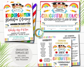 Pre K Graduation Program - Etsy