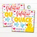 Valentine Rubber Duck Tags, Rubber Ducky, Kid Friend Valentine Tag ...