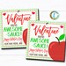 Valentine Applesauce Gift Tags, You're Awesome-sauce, Apple Fruit ...