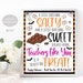 Halloween Teacher Appreciation Sign, Chocolate Pretzel Thank You Sign ...