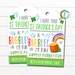 St. Patrick's Day Gift Tags, Bubbles of Fun Kids Friend Classroom ...