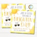 Yellow Sunshine Gift Box Tag, Something to Brighten Your Day, Neighbor ...