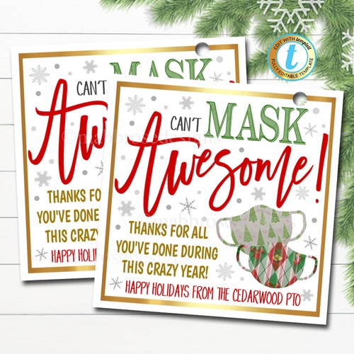 Christmas Thank You Gift Tags Teacher Staff Employee Nurse - Etsy