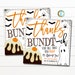 Halloween Bundt Cake Gift Tag Thanks a Bundtch for All You - Etsy
