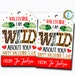 Valentine Gift Tags, Wild About You Jungle Valentine Day Tag, Kid ...