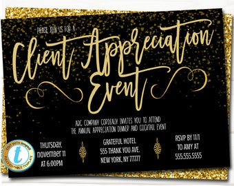 Client Appreciation Event Invitation - Etsy Canada