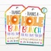 Bagel Gift Tag, Appreciation Gift, Teacher Staff Employee Appreciation ...