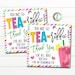 Iced Tea Gift Tags You're Tea-riffic Appreciation Tag | Etsy