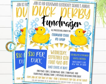 Duck Race Flyer - Etsy