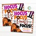 Halloween Donuts Appreciation Gift Tag Hocus Pocus Donuts to - Etsy