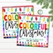 Colorful Christmas Gift Tags, Fun Kids Friend Classroom, Holiday ...