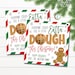 Extra Dough Christmas Cookie Gift Tag, Holiday Sweet Treat Tag ...