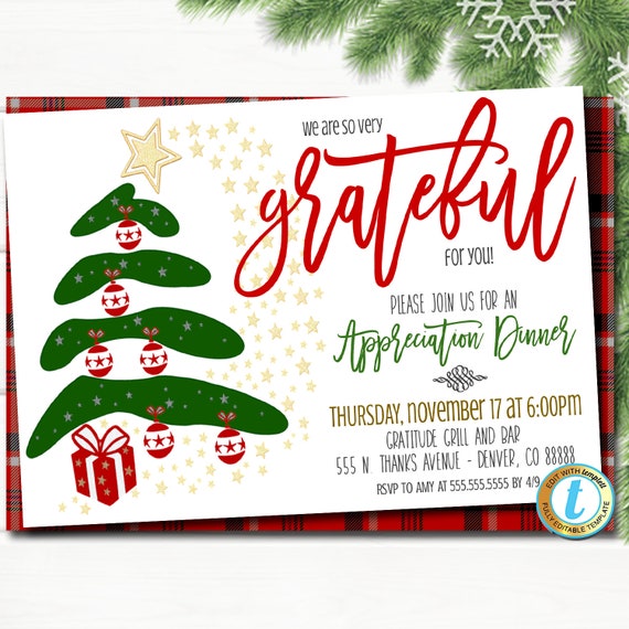 Work Holiday Party Invitation Template