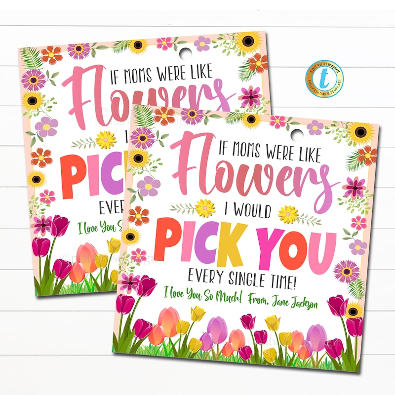If You Were a Flower Id Pick You - Etsy