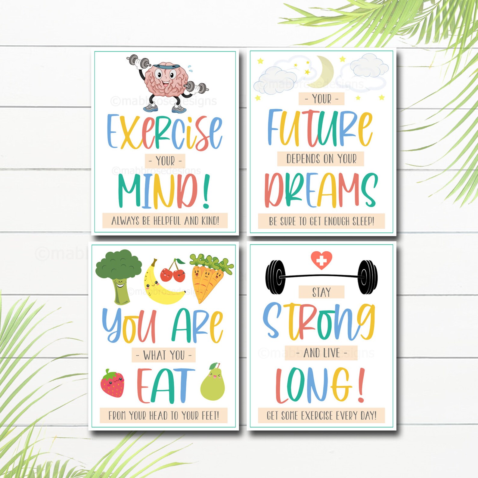 School Health Posters INSTANT DOWNLOAD Health Room Office - Etsy India