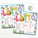 Easter Appreciation Gift Tags, Thanks a Lotto for All You Do, Teacher ...