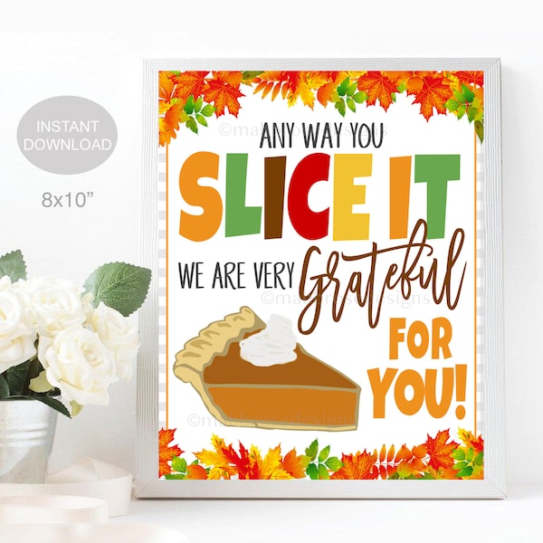 Pie Appreciation Sign - Etsy