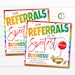 Candy Referral Gift Tags, Sweetest Part of My Business You and ...