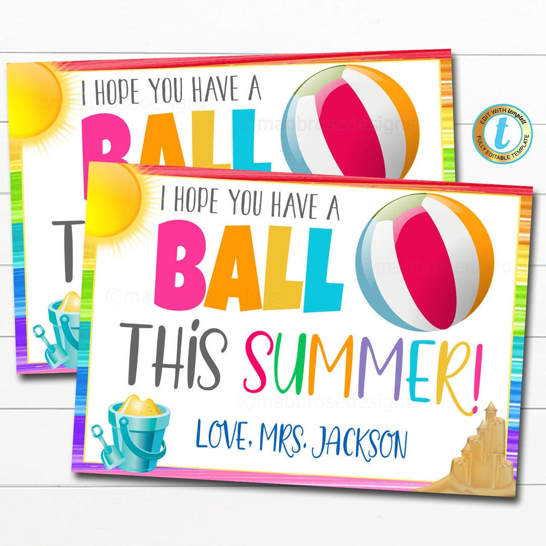 Summer Teacher Postcard to Students Printable, Hello From the Teacher ...