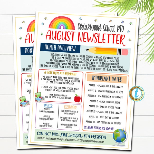 Newsletter Template - Etsy
