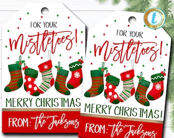 Christmas Sock Gift Tag | Etsy