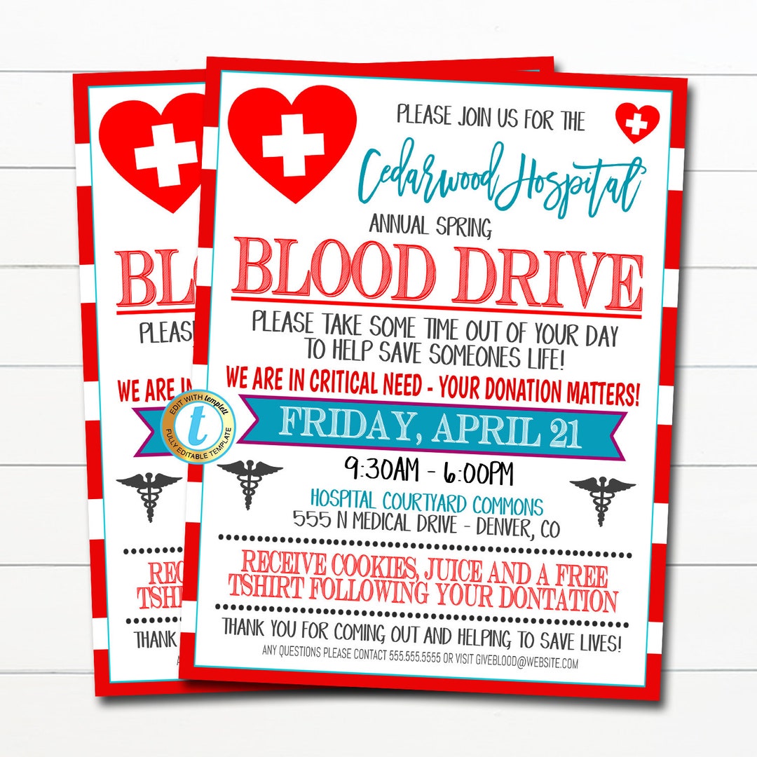Blood Driver Flyer, Community Health Flyer, We Need Blood, Red Cross ...