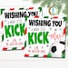 Soccer Christmas Gift Tag Boy Kids Sports Football Holiday - Etsy