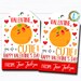 Valentine Cutie Gift Tags, You're a Cutie, Orange Fruit Valentine Tag ...