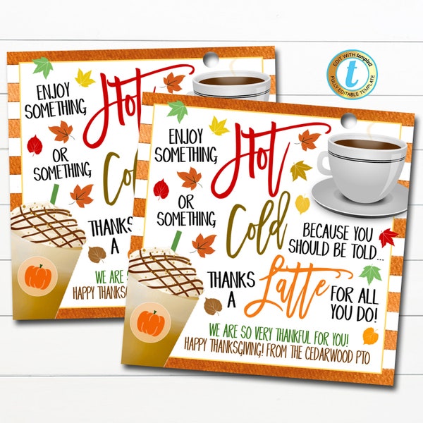 Thanks a Latte - Etsy