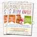 Peanut Butter and Jelly Drive Flyer, Printable Pta Pto School Church ...
