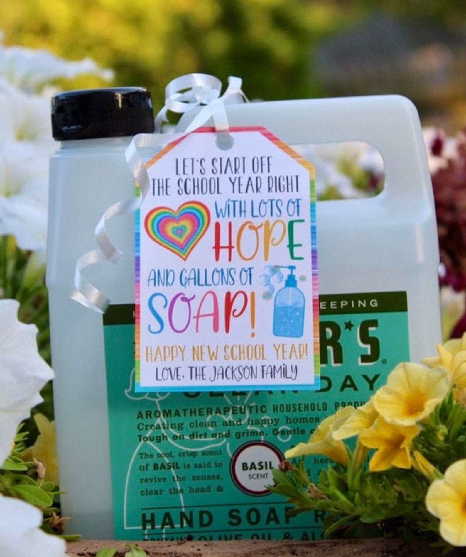 Back to School Soap Gift Tag New School Year Teacher Staff - Etsy