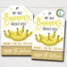 Banana Gift Tags, Fruit Treat Label, Bananas About You Thank You ...