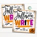 Halloween Pencil Gift Tags, Hope Your Halloween is Just Write Gift Tag ...