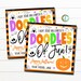 Halloween Gift Tags, Hope Your Halloween is Doodles of Fun, Friendship ...