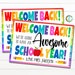 Back to School Teacher Postcard Welcome to Our Class Any - Etsy
