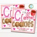 Valentine Gift Tags, C is for Caffeine and Cookies, Teacher Staff ...