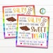 Chocolate Pretzel Gift Tag, Teacher Staff Employee School Appreciation ...