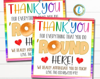 Bagel Staff Appreciation - Etsy