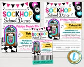 Sock Hop School Dance Set 50's Theme School Dance Church - Etsy