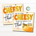 Cheese Gift Tag, Volunteer Teacher Staff Employee School Pto Pta ...