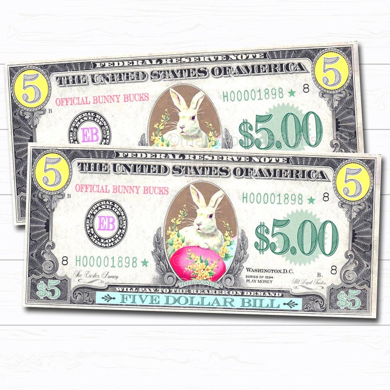 Bunny Money Printable Printable Word Searches