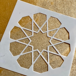 12-FOLD ROSETTE Islamic Geometry Stencil - Etsy