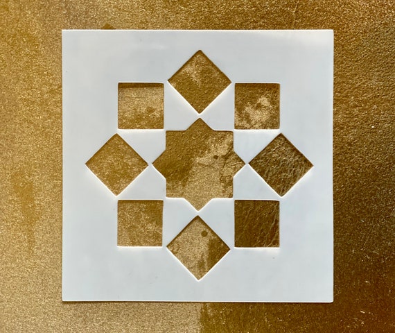 8-POINTED SQUARE STAR Islamic Geometry Stencil | Etsy