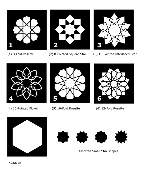 Islamic Geometric Patterns Hexagon