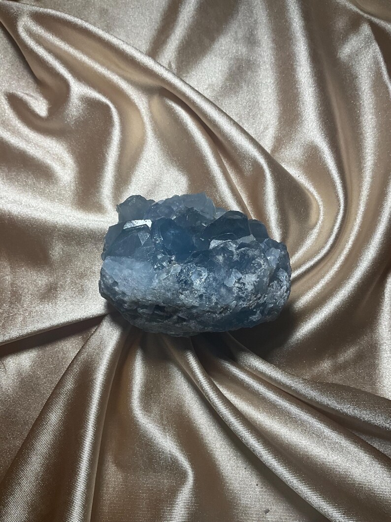 Raw Celestite Crystal From Madagascar – Natural Blue Healing Stone 853g ...