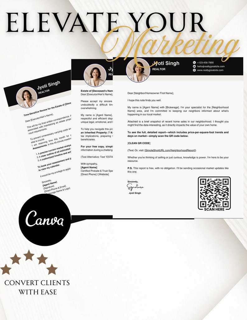 15 High-intent Seller Letters for Real Estate Agents | Divorce, Pre ...