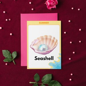 50 Summer Flashcards for Kids – Printable Vocabulary Cards for Toddlers ...