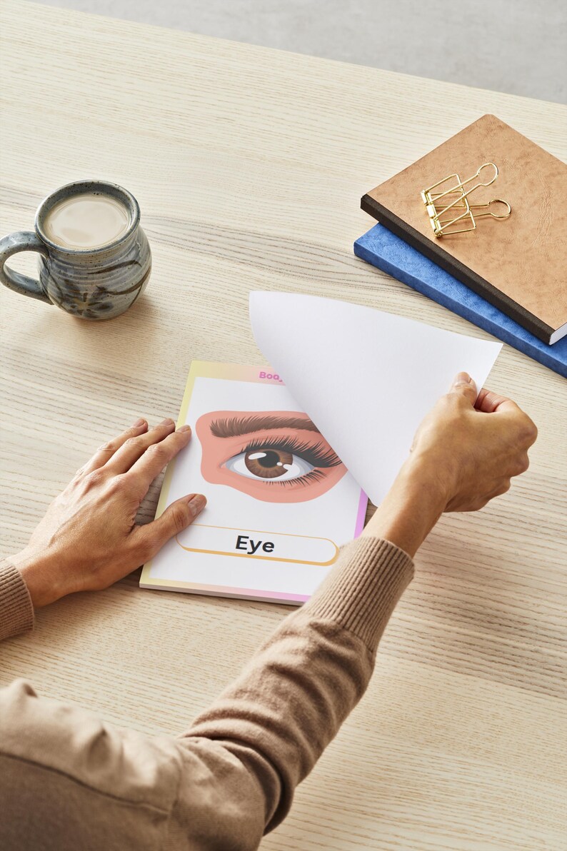 49 Body Parts Flashcards for Kids – Printable Vocabulary Cards for ...