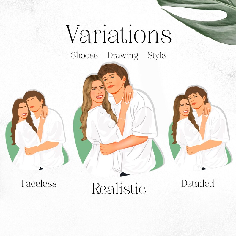 Custom Family Portrait, Drawing From Photo, Personalized Faceless ...