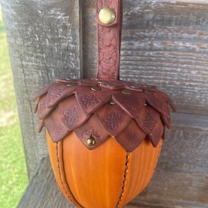 Leather Acorn Bag - Etsy